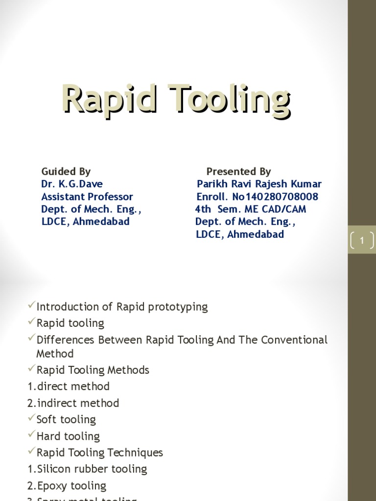 Rapid Tooling | PDF | Composite Material | Epoxy