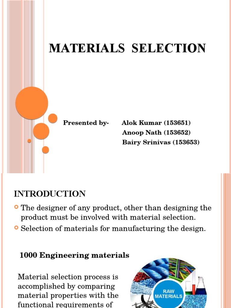 Materials Selection | PDF | Hardness | Strength Of Materials