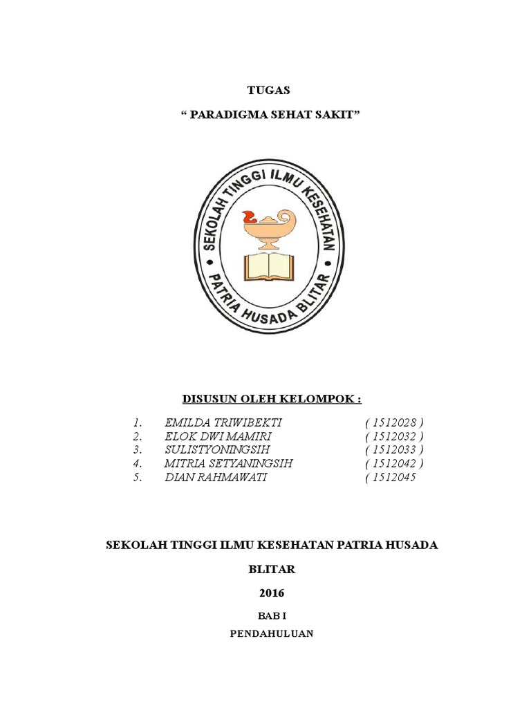 Paradigma Sehat Sakit | PDF | Pengembangan Diri | Kesehatan Holistik