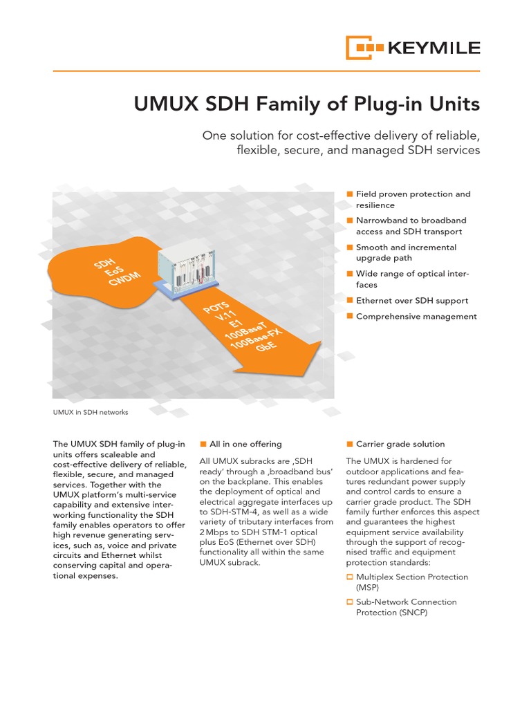 Data Sheet SDH Interfaces | PDF | Communications Protocols | Computer ...