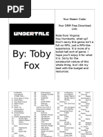 Undertale Sample List | PDF | String Instruments | Drum Kit