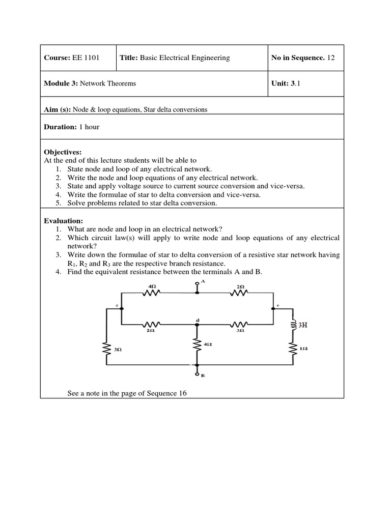 Network Theorems | PDF | Electrical Network | Electronics