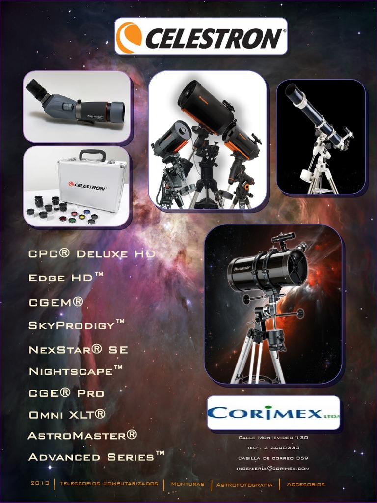 3 Folleto de Astronomia Celestron | PDF | Telescopio | Astronomía