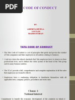 Tcs Code of Ethics | PDF | Corporate Social Responsibility | Employment