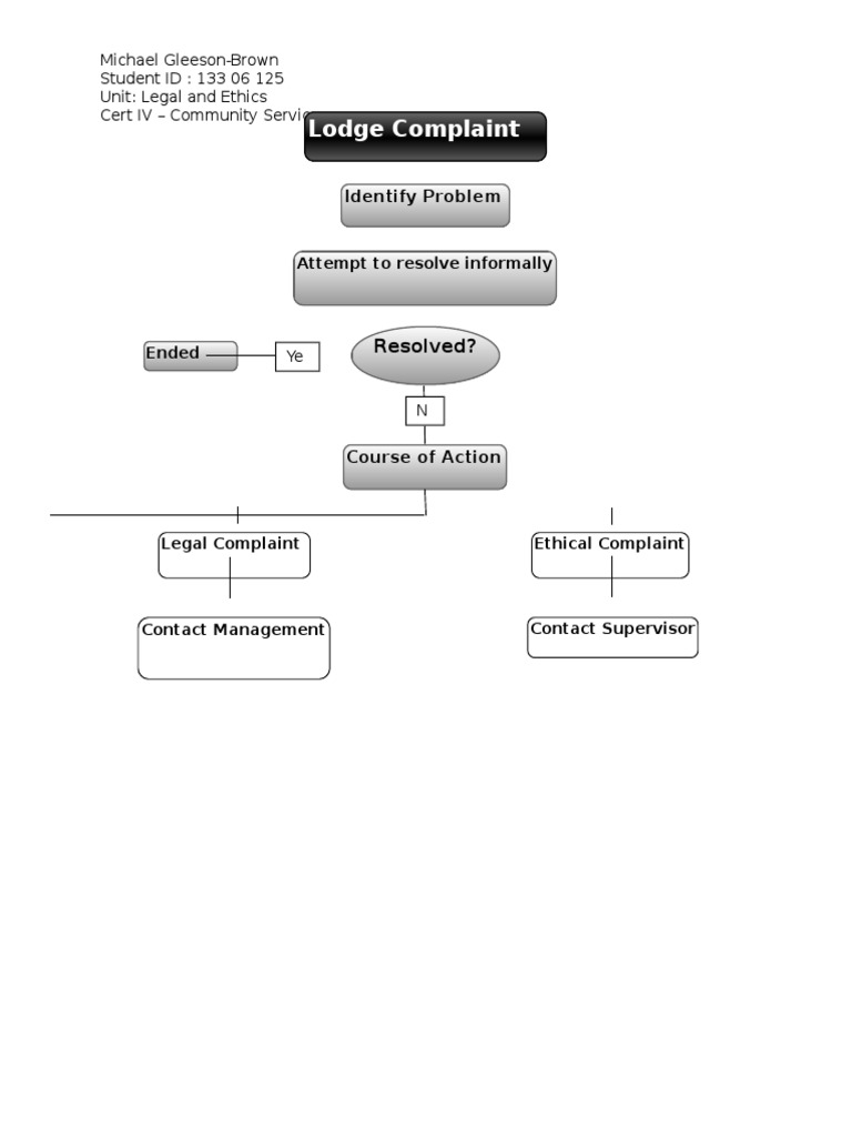 Community Services Complaint Process | PDF