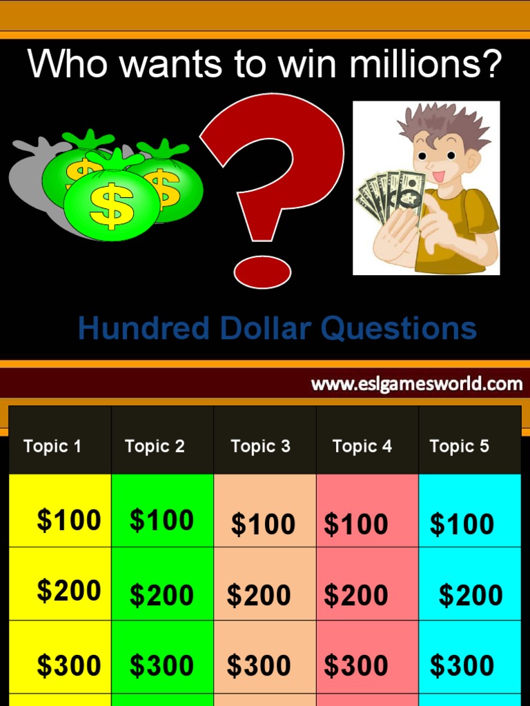 Jeopardy-Style Question Examples | PDF | Teaching Methods & Materials ...