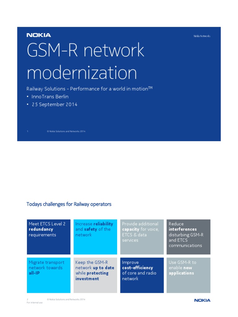 GSM-R Network Modernization - Copy 1 | Download Free PDF | General ...