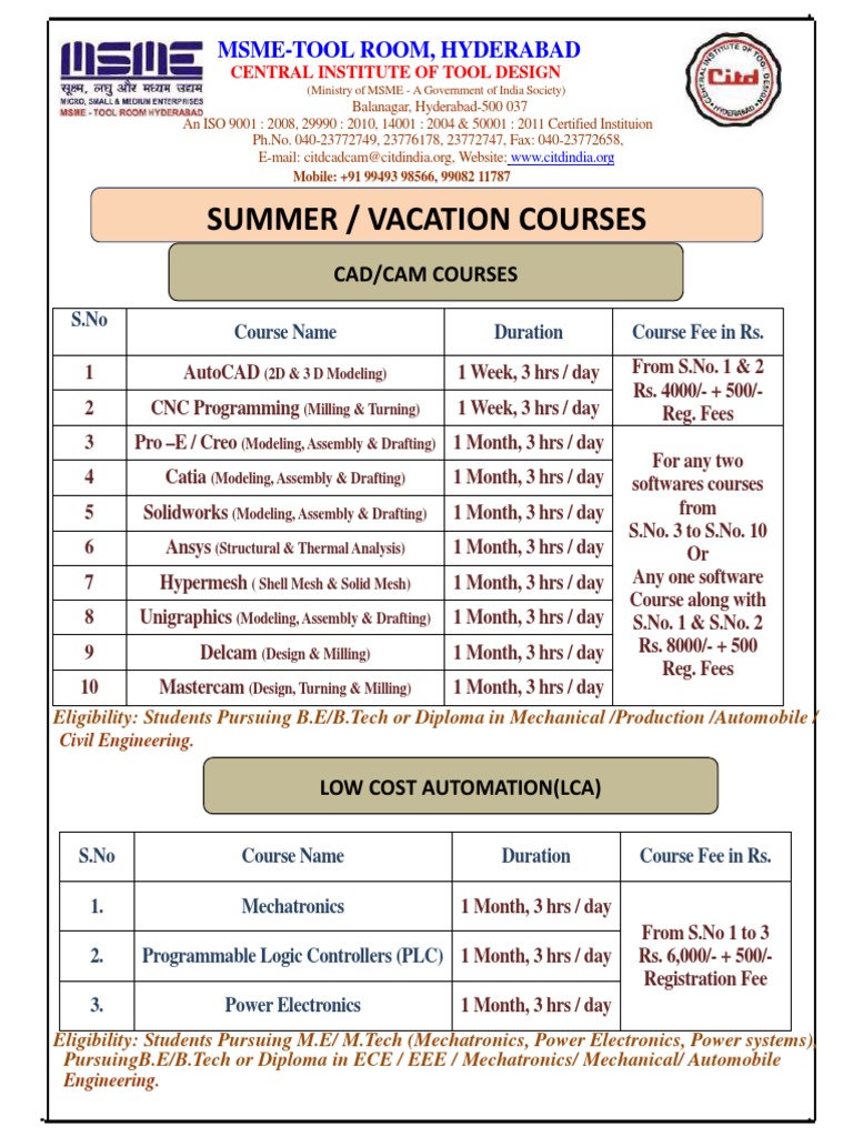 Engineering Students' Summer Courses | PDF | Hardware Description ...