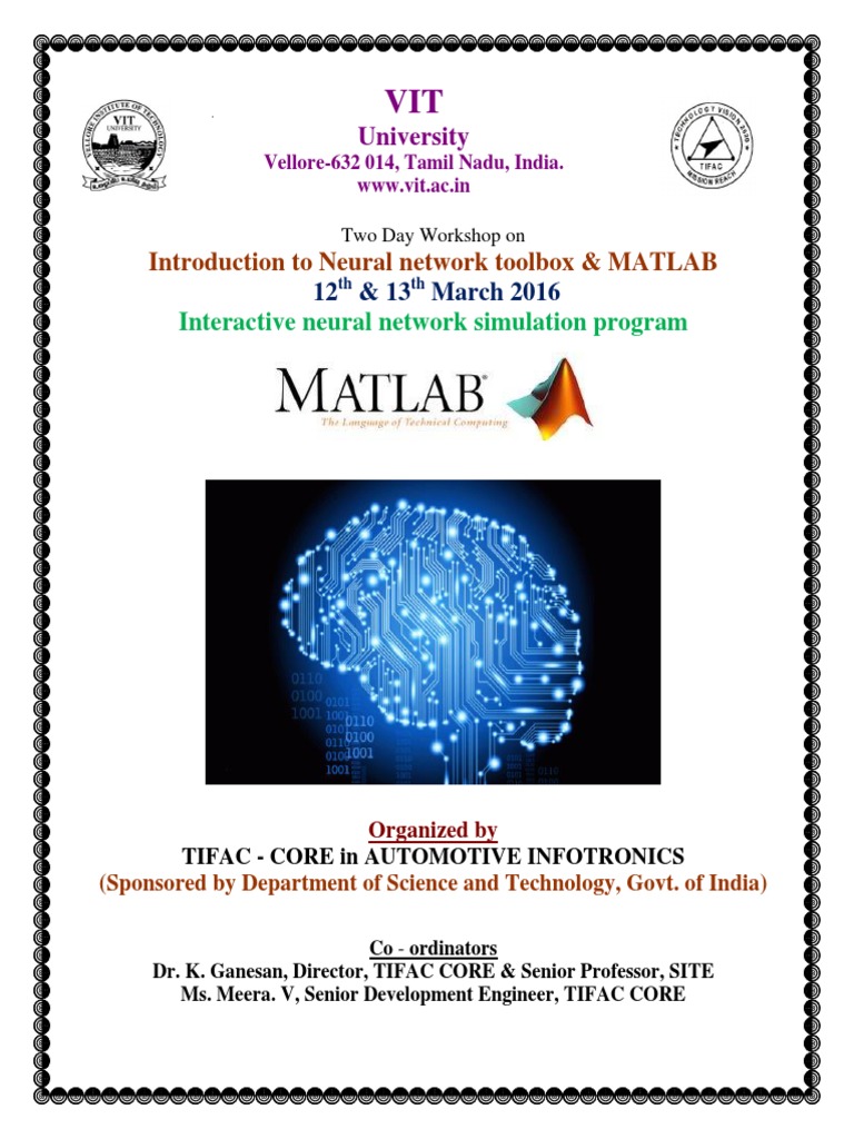 Matlab Tifac PDF | PDF | Artificial Neural Network | Computational ...
