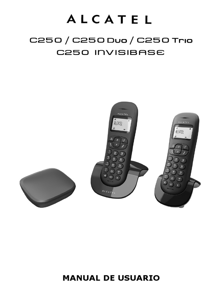 Alcatel Phones C250 C250 Invisibase Manual Usuario SP | PDF ...