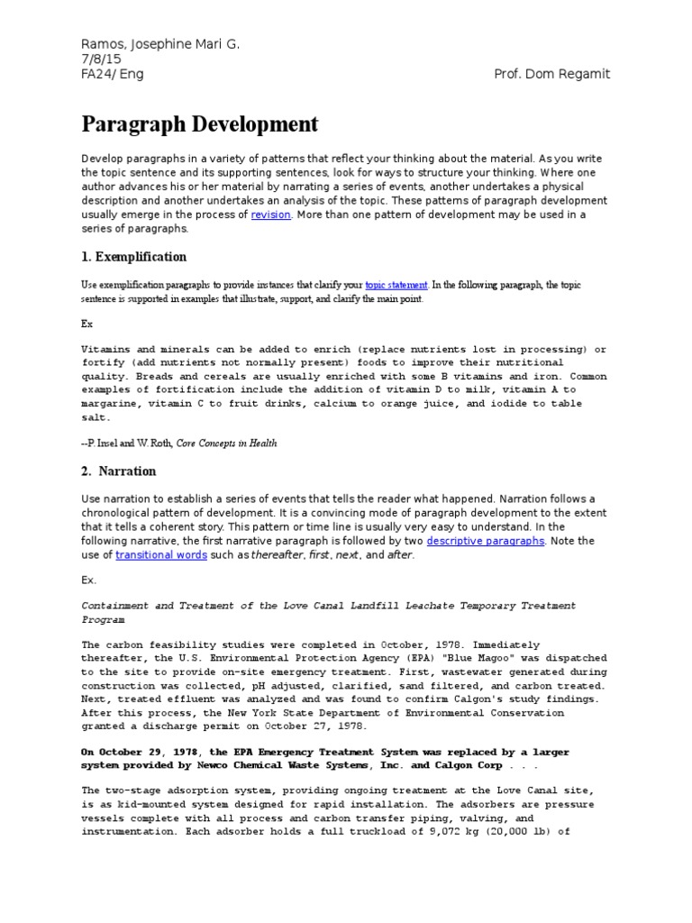 Methods of Paragraph Development | PDF | Optical Fiber | Ceramics