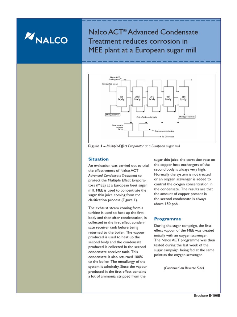 MEE Plant | PDF | Copper | Condensation
