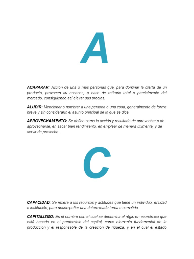 Definición y uso de "aludir" | PDF | Bienes | Mercado (economía)
