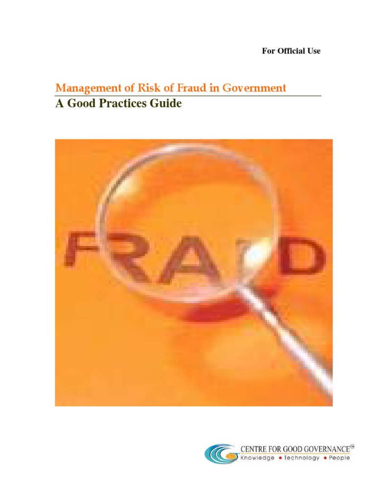 Fraud Risk Management - Good Practices Guide | PDF | Fraud | Crime ...