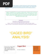 Caged Bird Poem: Analysis & Questions | PDF | Poetry | Maya Angelou