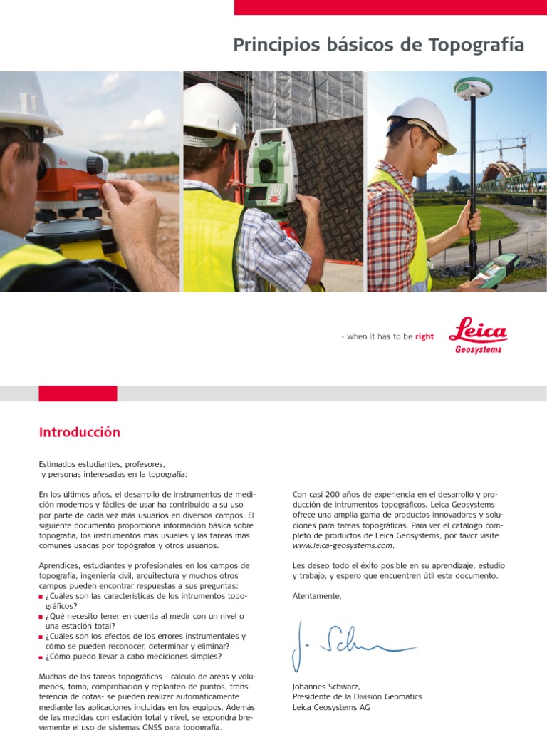 Principios Basicos de La Topografia | PDF