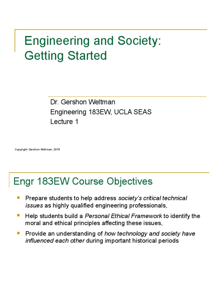 01 - Getting Started | PDF | Engineering | Morality