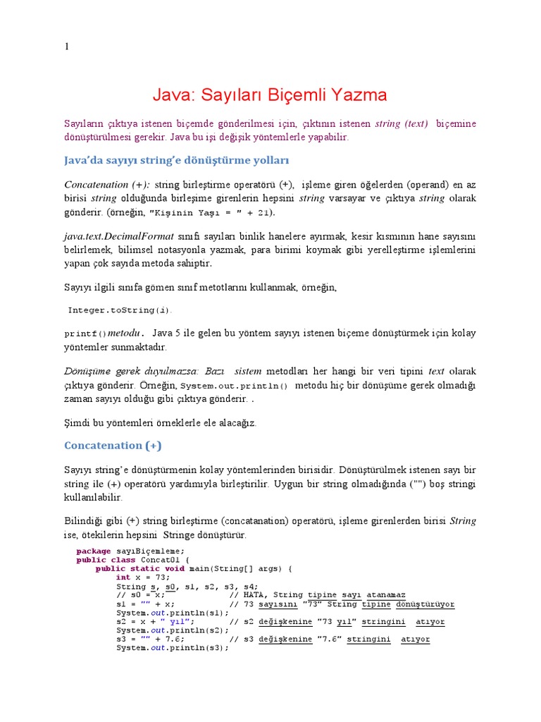 Java Number Format Pdf