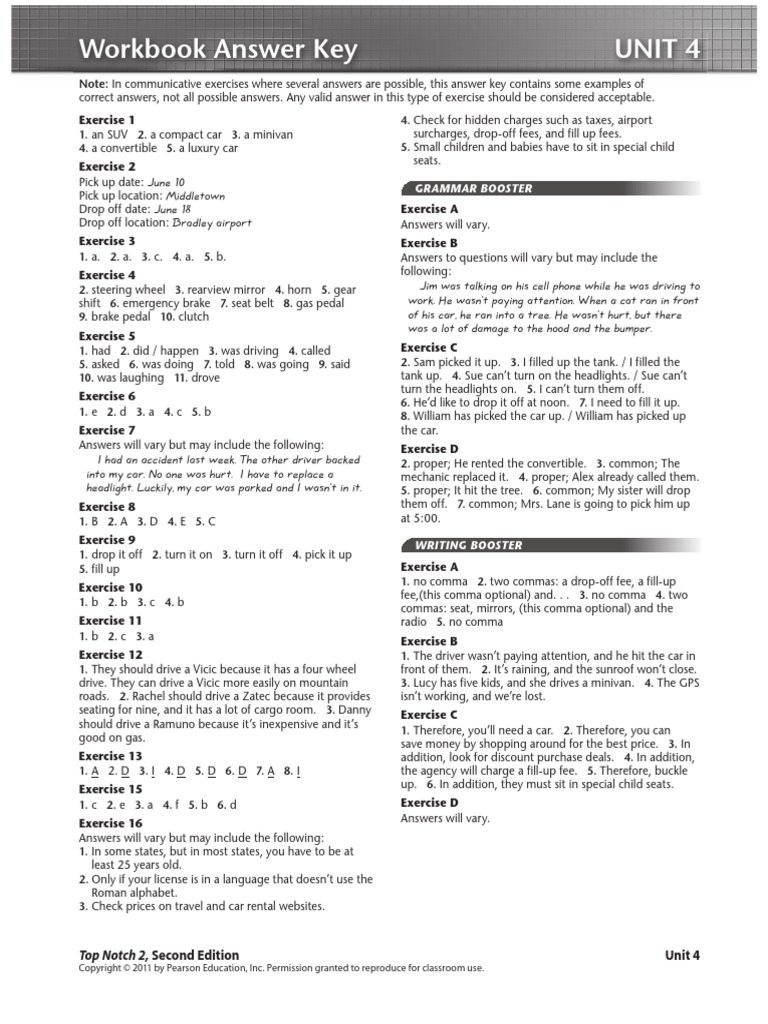 TP 02 Unit 04 Workbook Ak | PDF | Fee | Land Vehicles
