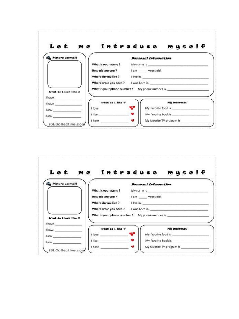 Let Me Introduce Myself - Interview | PDF