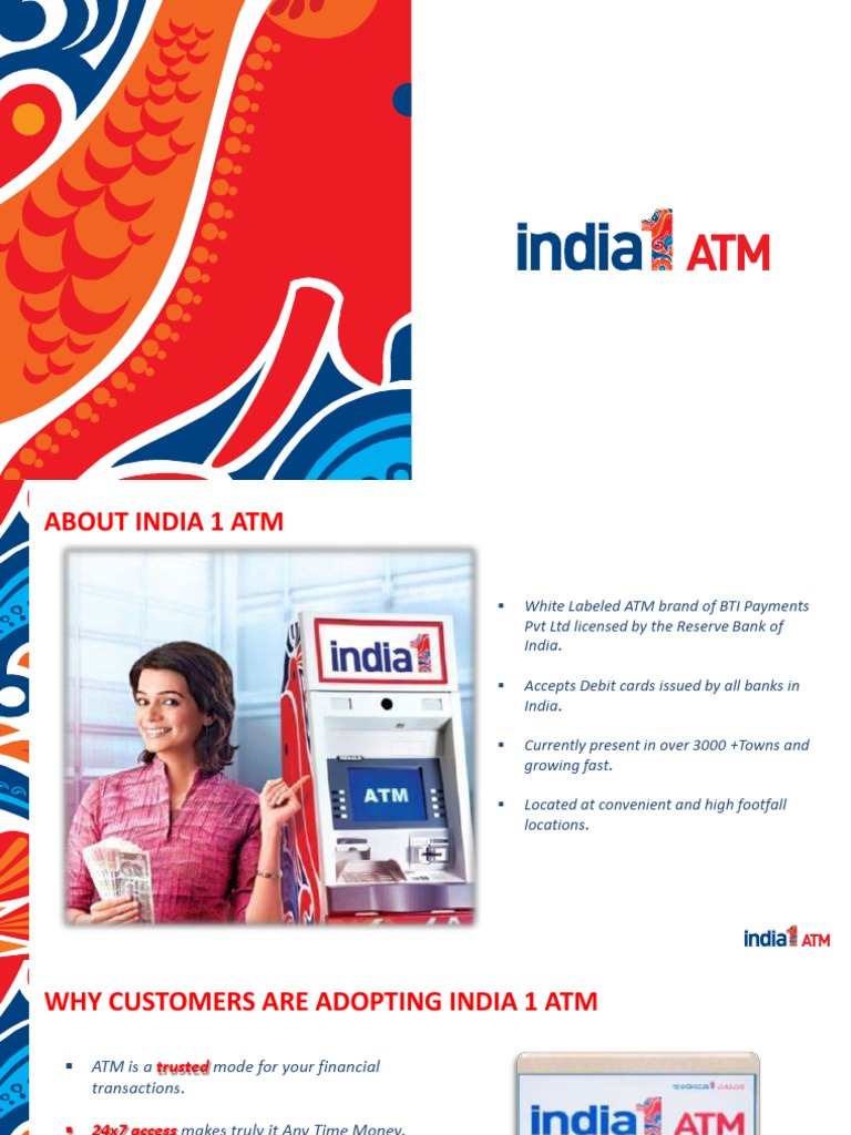 India 1 Atms | Download Free PDF | Automated Teller Machine | Tamil Nadu