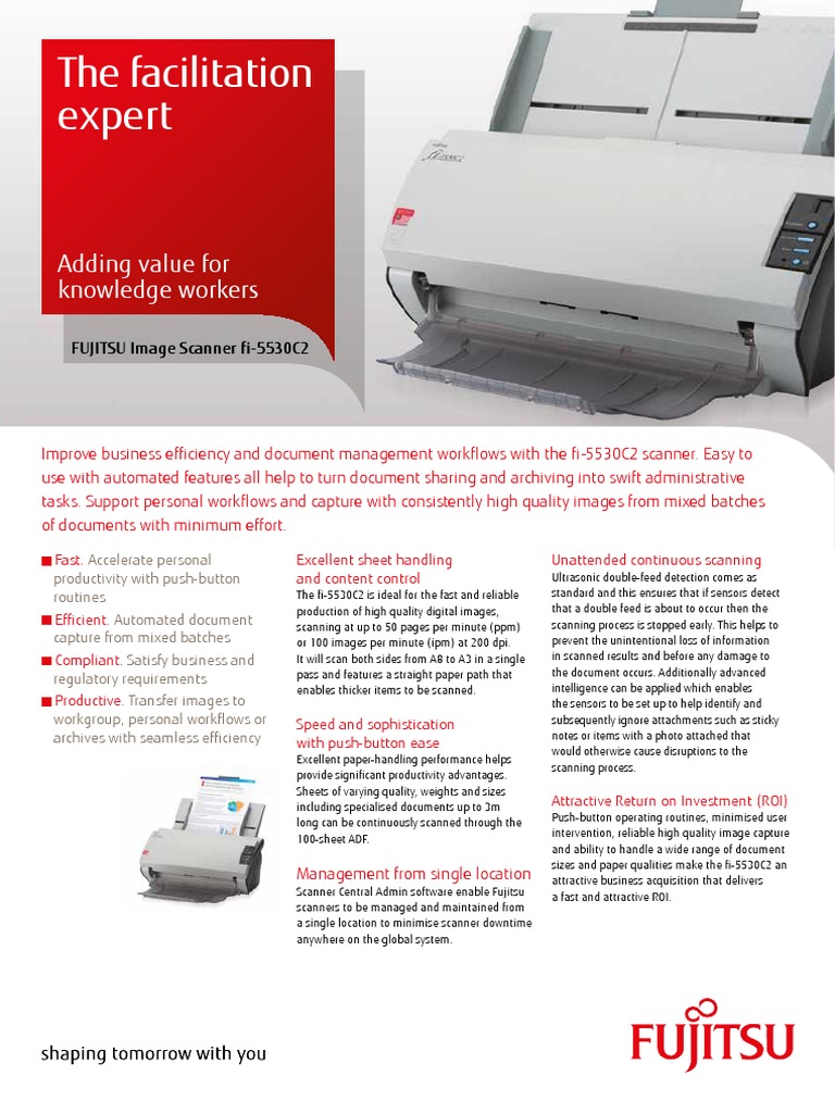 Fi 5530c2 Eng Brochure | PDF | Image Scanner | Media Technology