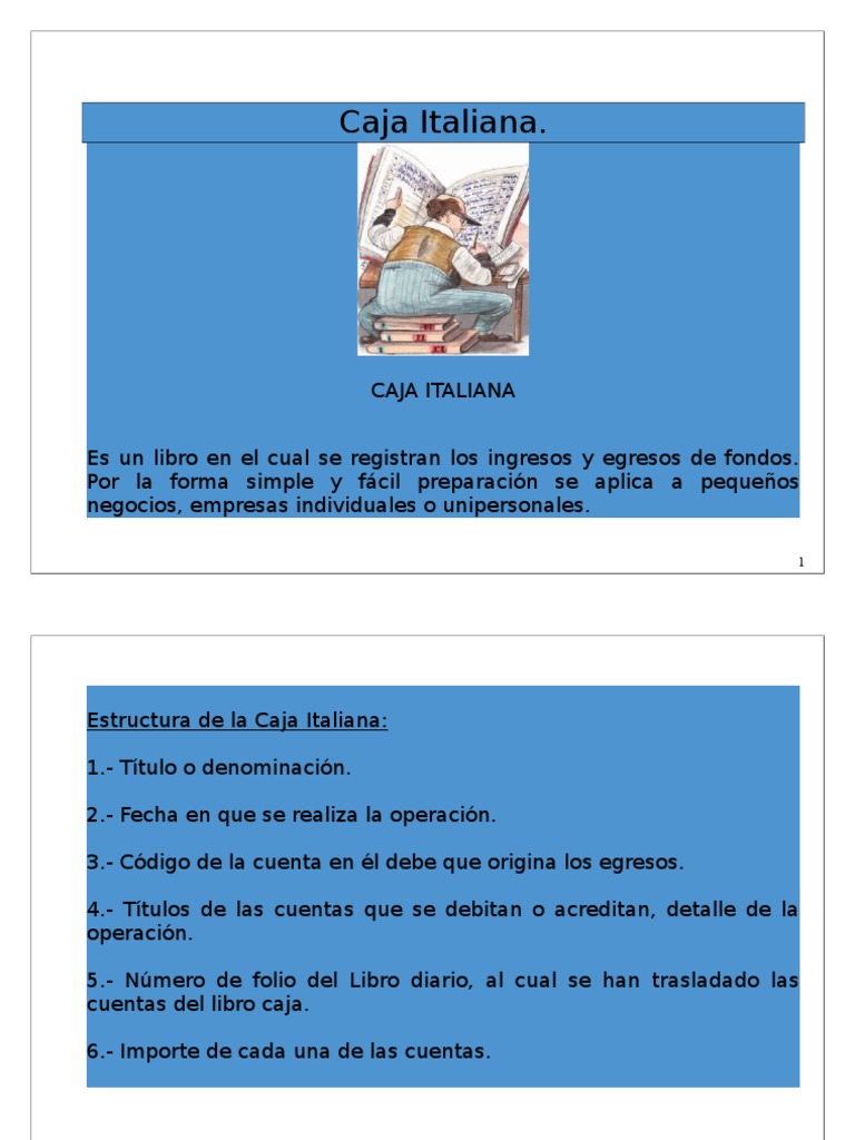 Modelo de Libro de Caja Italiana | PDF | Negocios | Derecho