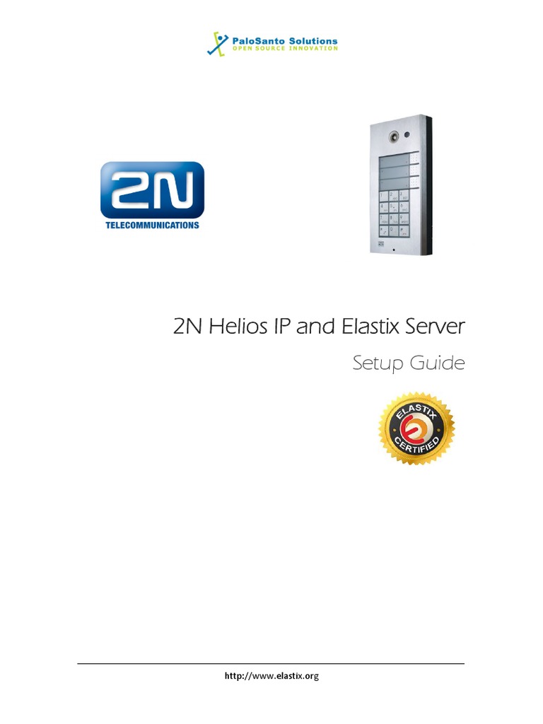 2n Helios Ip 9137130ke Intercom Setupguide | PDF | Session Initiation ...
