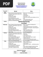Schedule Cards The First Grade Parade | PDF | Reading (Process ...