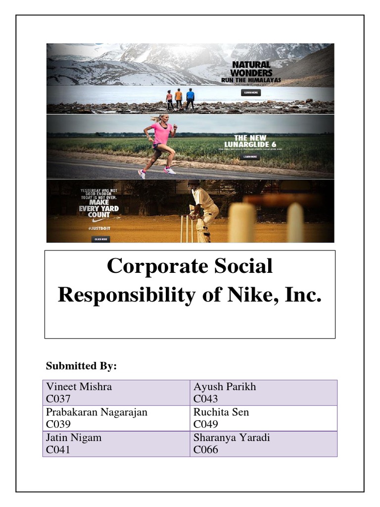 Nike | PDF | Nike | Corporate Social Responsibility