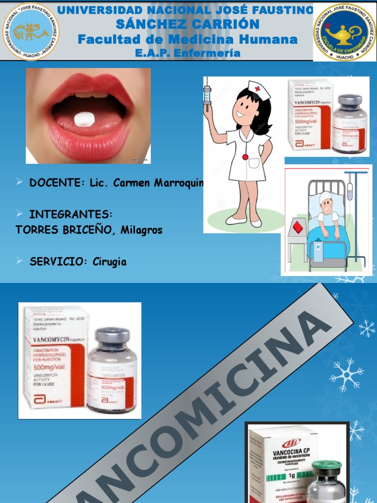 VANCOMICINA | PDF | Drogas | Medicina