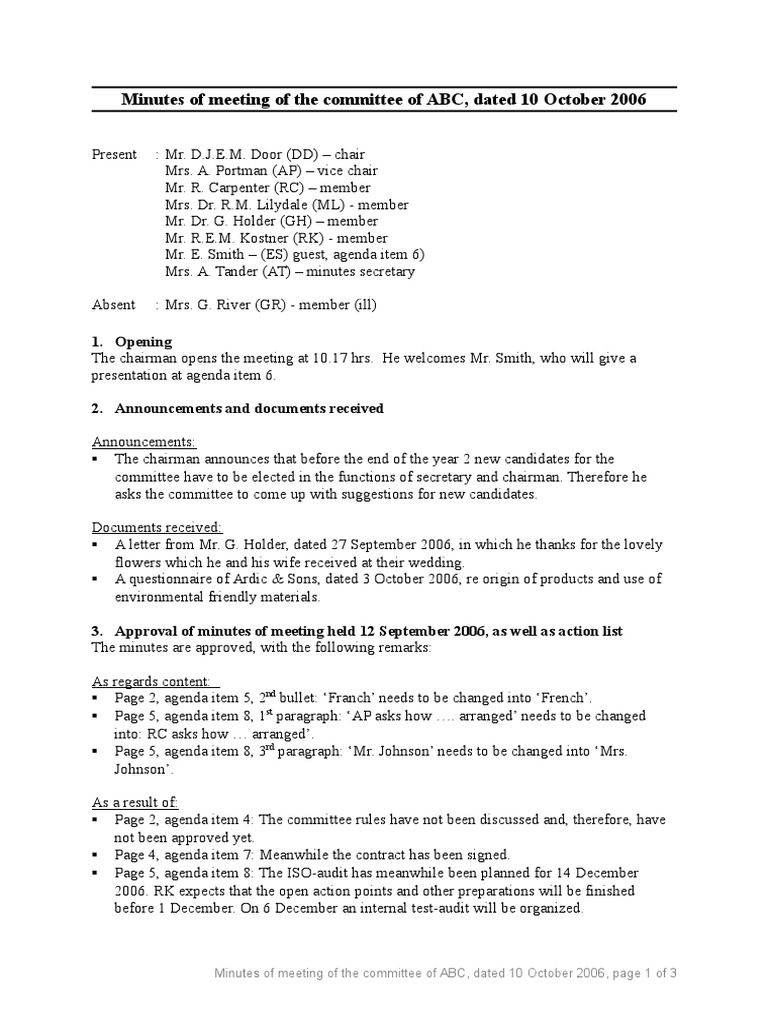 example-meeting-minutes.doc | Turnover (Employment) | Employment