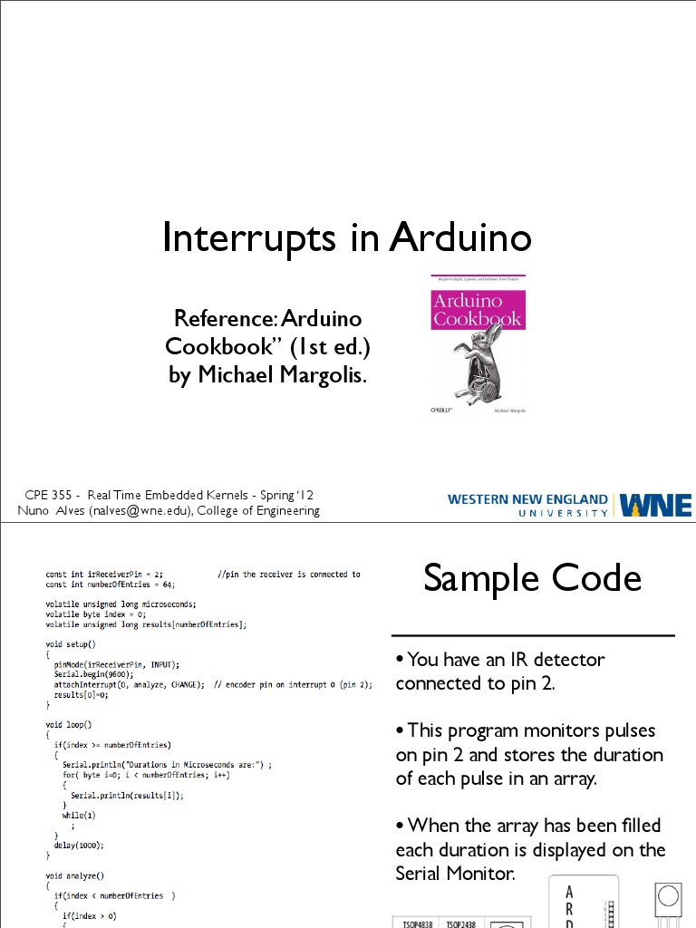 Arduino Interrupts | PDF | Arduino | Control Flow