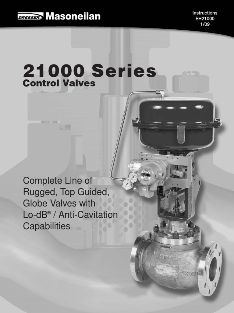 Masoneilan 21000 IOM | PDF | Valve | Electrical Connector
