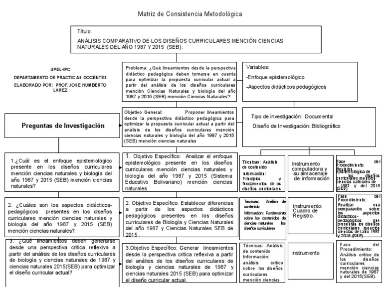 2 Matriz de Consistencia Metodológica Sin Clave%5b1%5d | PDF | Ciencias ...
