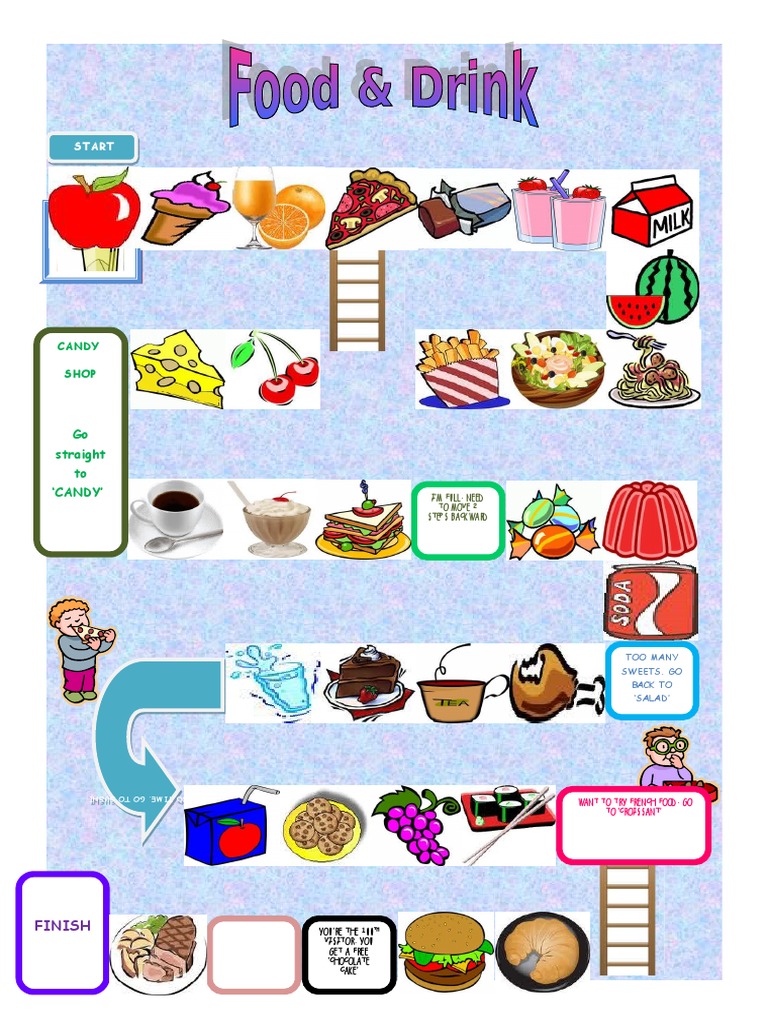 Food and Drink Board Game | PDF