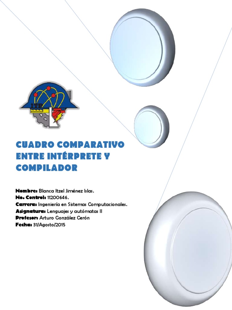 Cuadro Comparativo Interprete y Compilador | PDF | Compilador ...