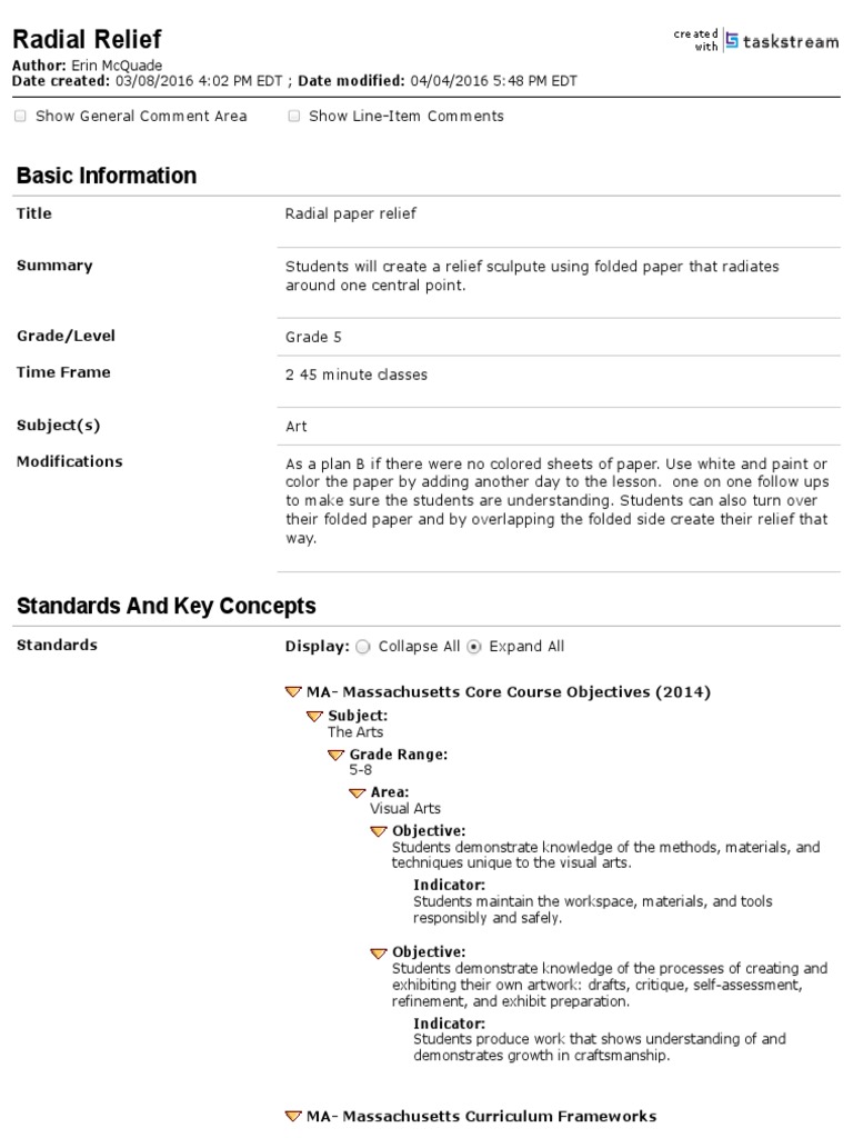 Radial Relief | PDF | Relief | Composition (Visual Arts)