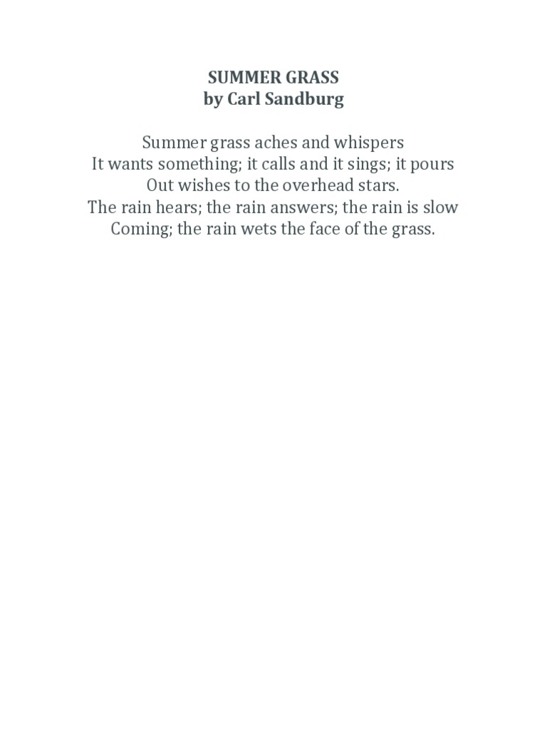 Personification Poem Example | PDF