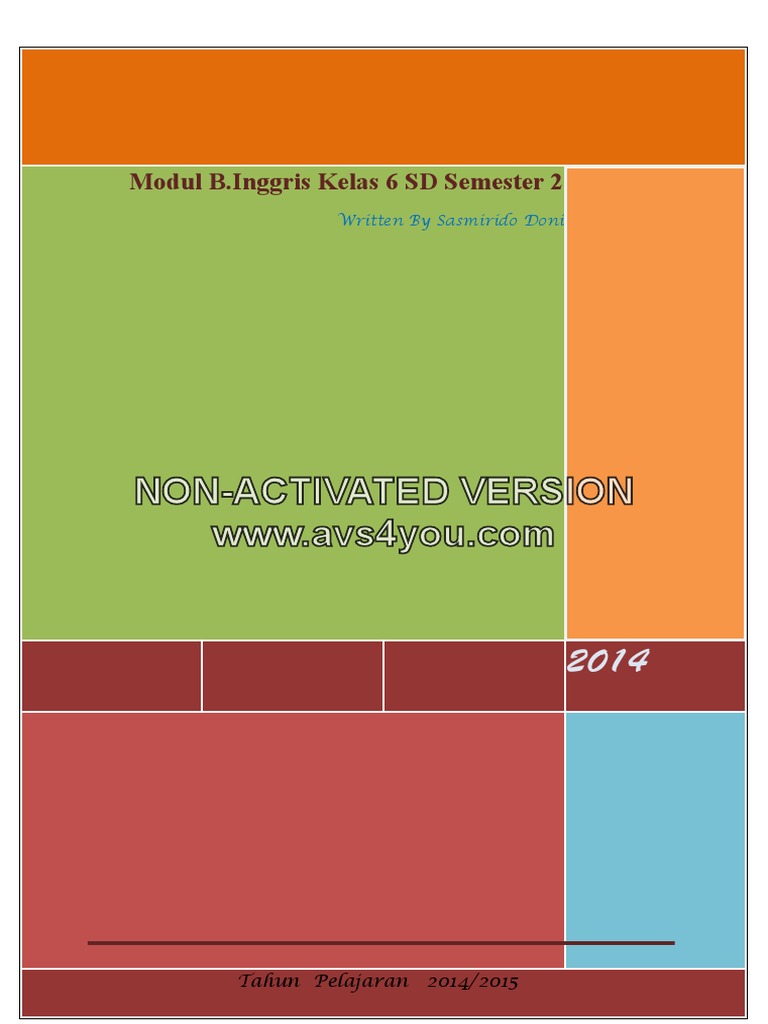 Modul Bahasa Inggris 6 Sem 2 PDF | PDF | Bali | Alam
