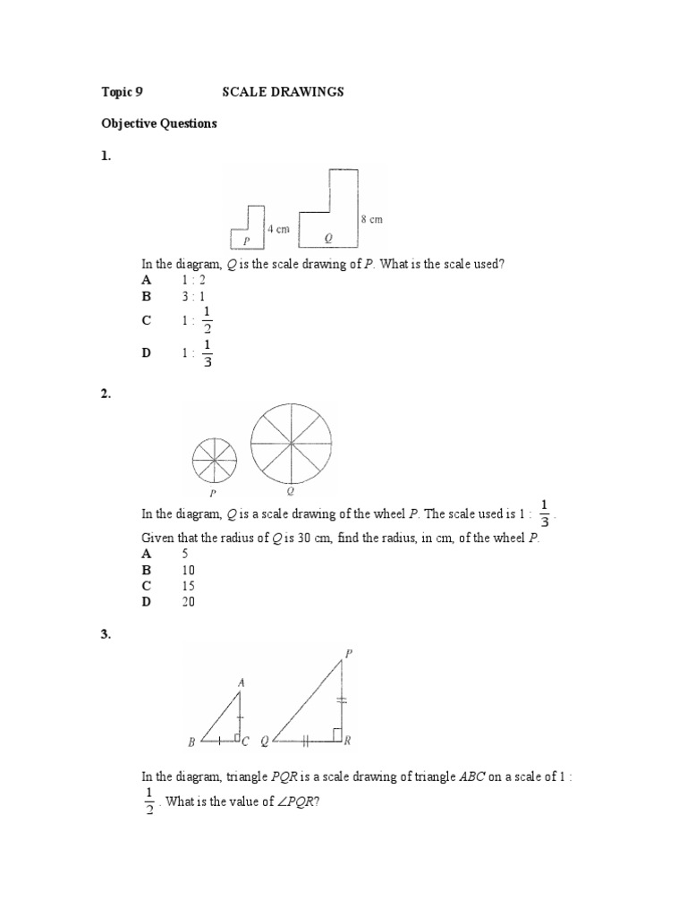 Scale Drawings: Understanding Scale Factors and Converting Between ...