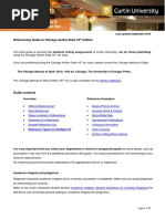 Chicago 17th B Referencing Guide 17022023 | PDF | Citation | Digital ...