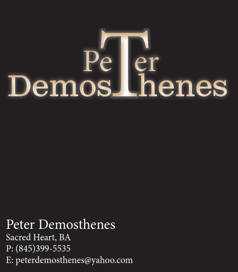 Peter Demosthenes - Contact Information | PDF