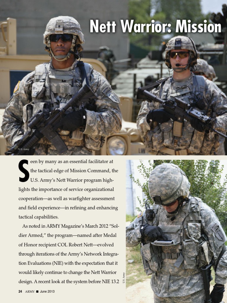 Nett Warrior: Mission: ARMY June 2013 | PDF | Electronics | Digital ...