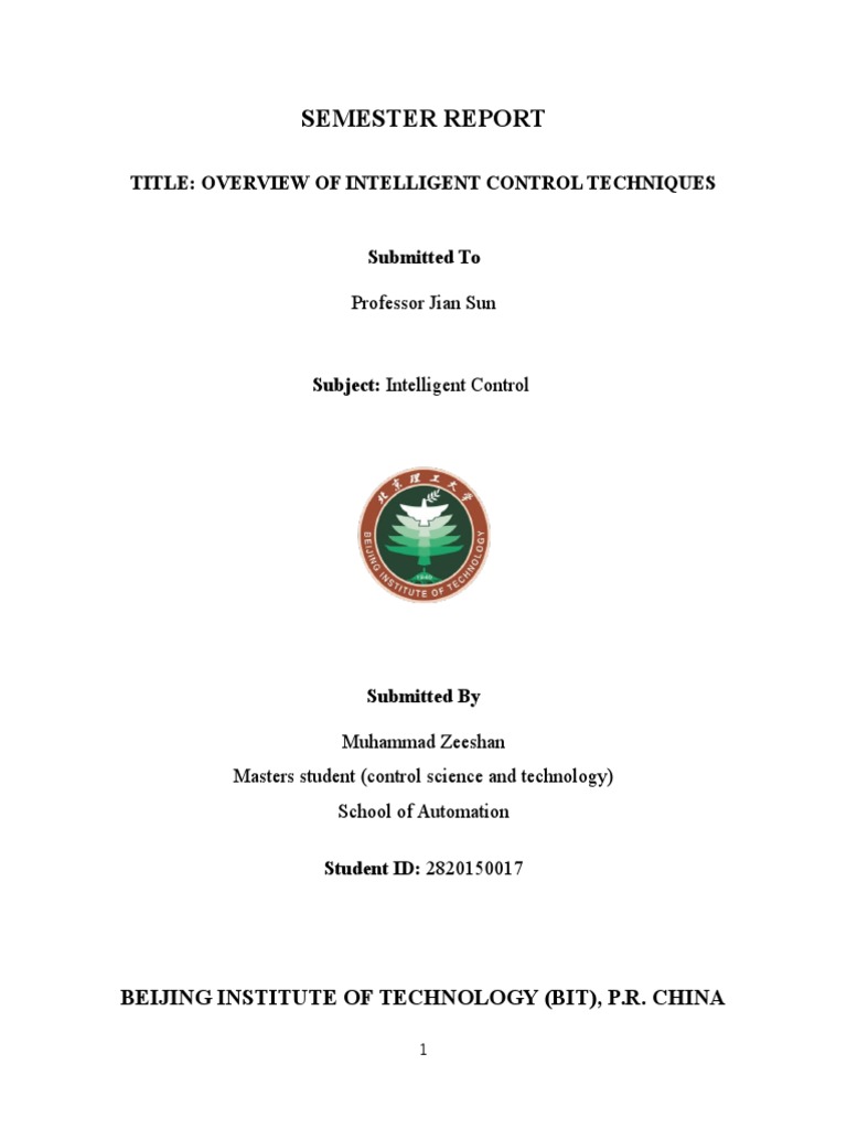 Intelligent Control Assignment | PDF | Artificial Neural Network ...