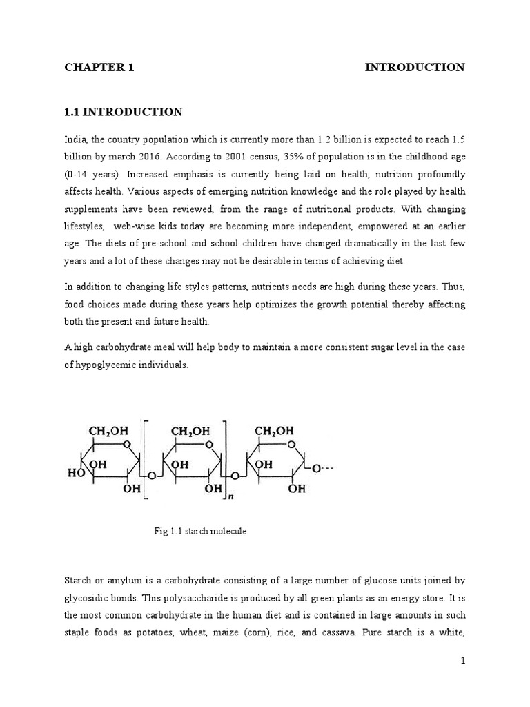 food tech | Starch | Hydrochloric Acid