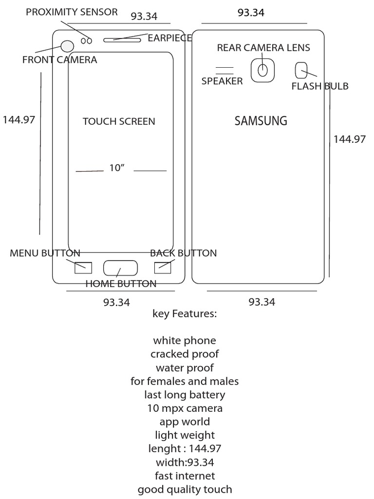 Samsung Phone Features & Specs | PDF