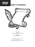 Sample Family Constitution | PDF | Governance | Business