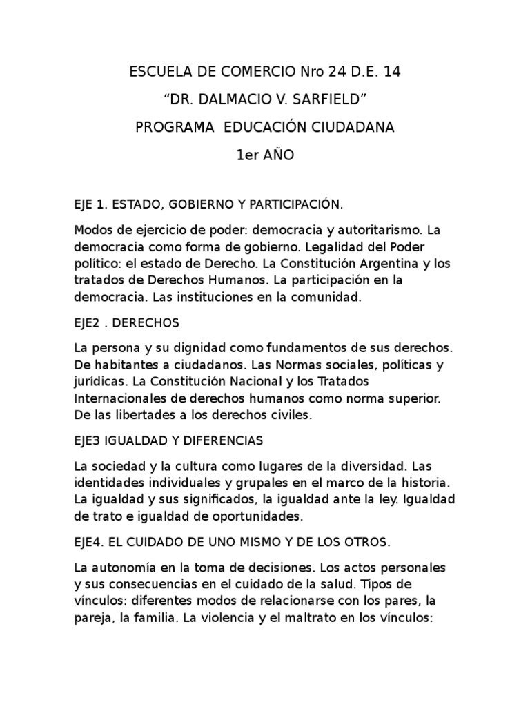 Educación Ciudadana 1 Pdf
