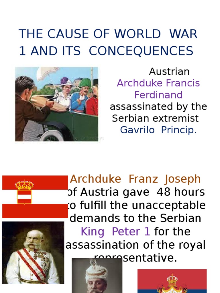 The Cause of World War 1 and Its Concequences: Austrian | PDF | German ...